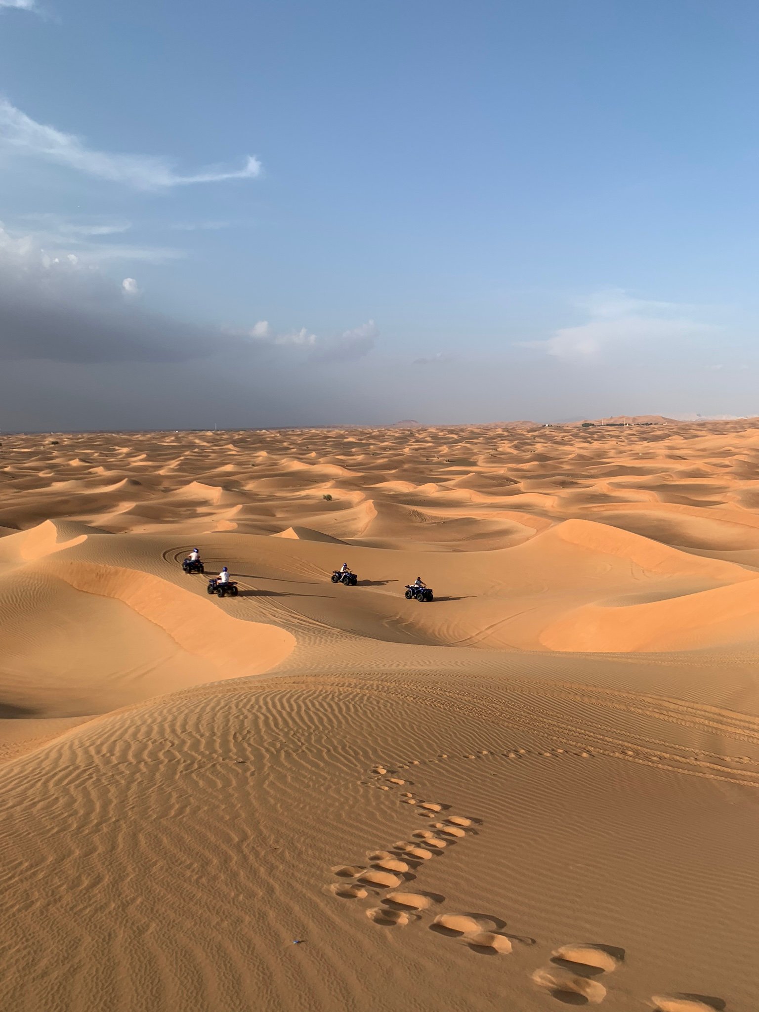 Unique SUNSET Quad Bike Safari with camp – Falcon Tourism