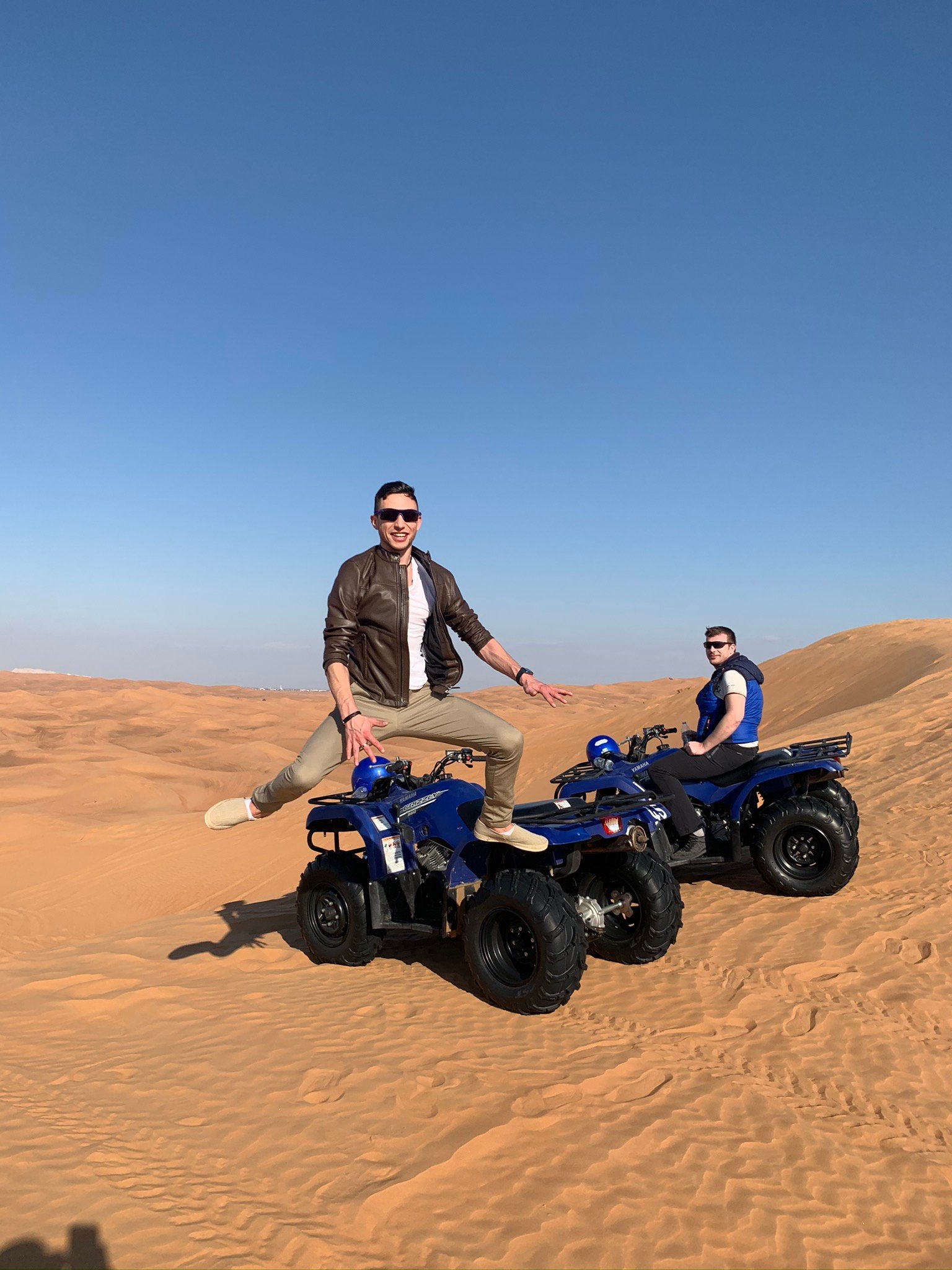 Unique SUNSET Quad Bike Safari with camp – Falcon Tourism
